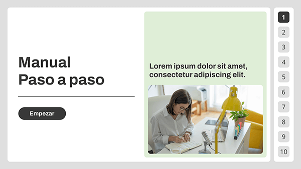 Manual paso a paso | Plantillas de Genially